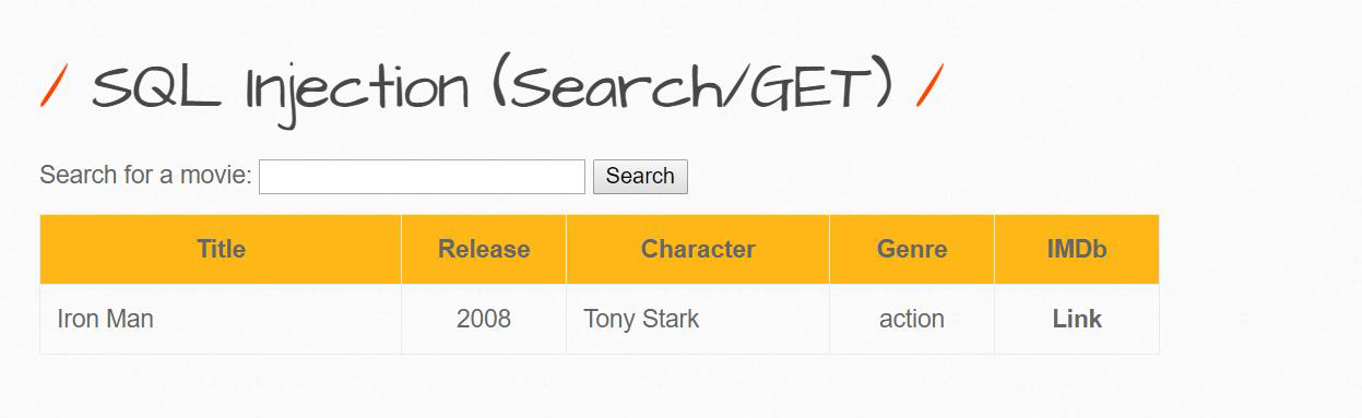 Sql Injection Searchget · Teckk2